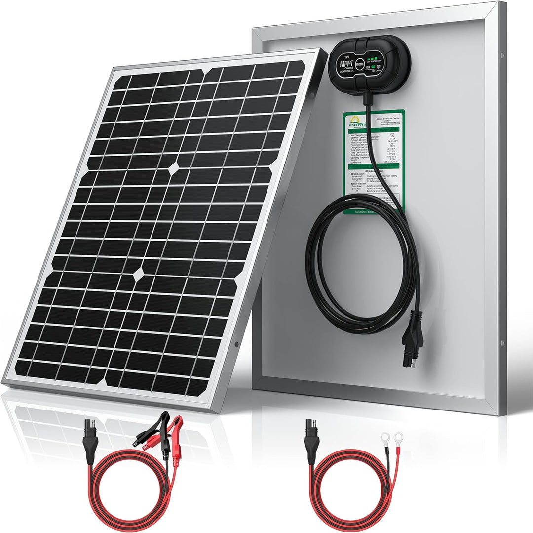 BC-20W-Ultra Solar Panel Battery Charger PRO – SUNER POWER