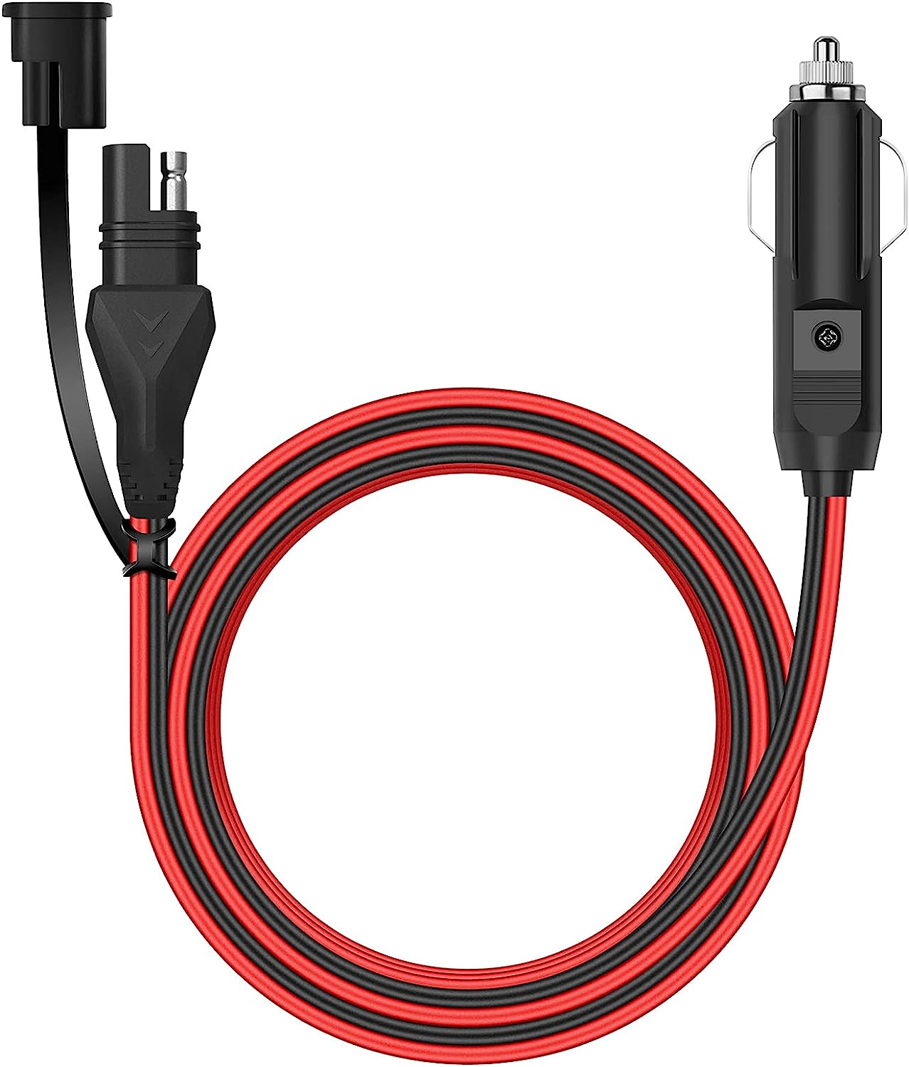 SAE Cigarette Lighter Cable, Waterproof SAE Plug to Male Cigarette Lig ...