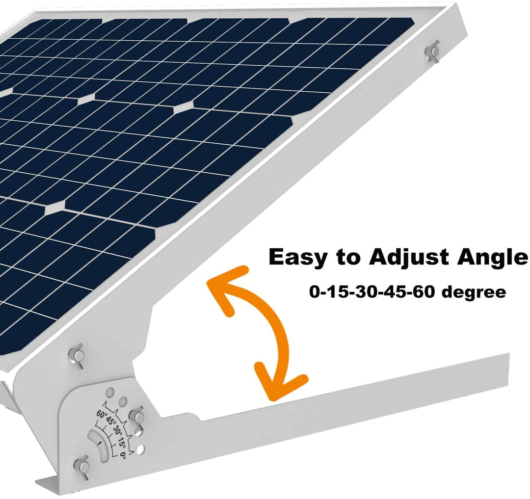 Adjustable Flat Mount Brackets for 50W-100W Solar Panel – SUNER POWER