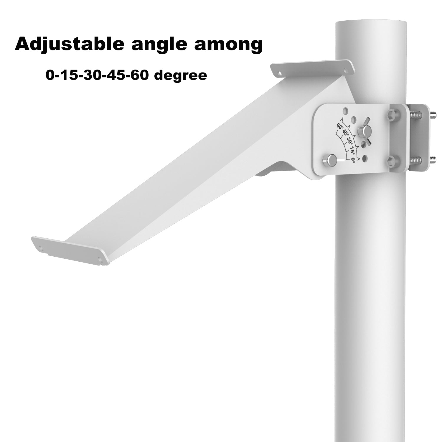 Adjustable Pole Mount Brackets for 20W 30W – SUNER POWER