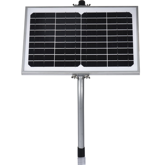 10 Watt Solar Panel Powered Charger Kit + + Tubular Mount Bracket for ...